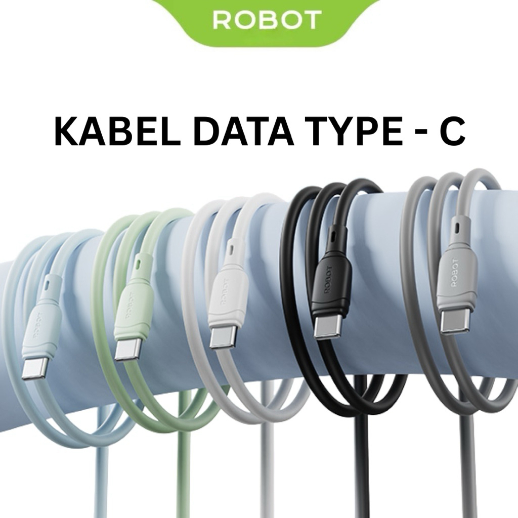Jual Robot Kabel Data Type-C 2.4A RBC100 II Original | Shopee Indonesia