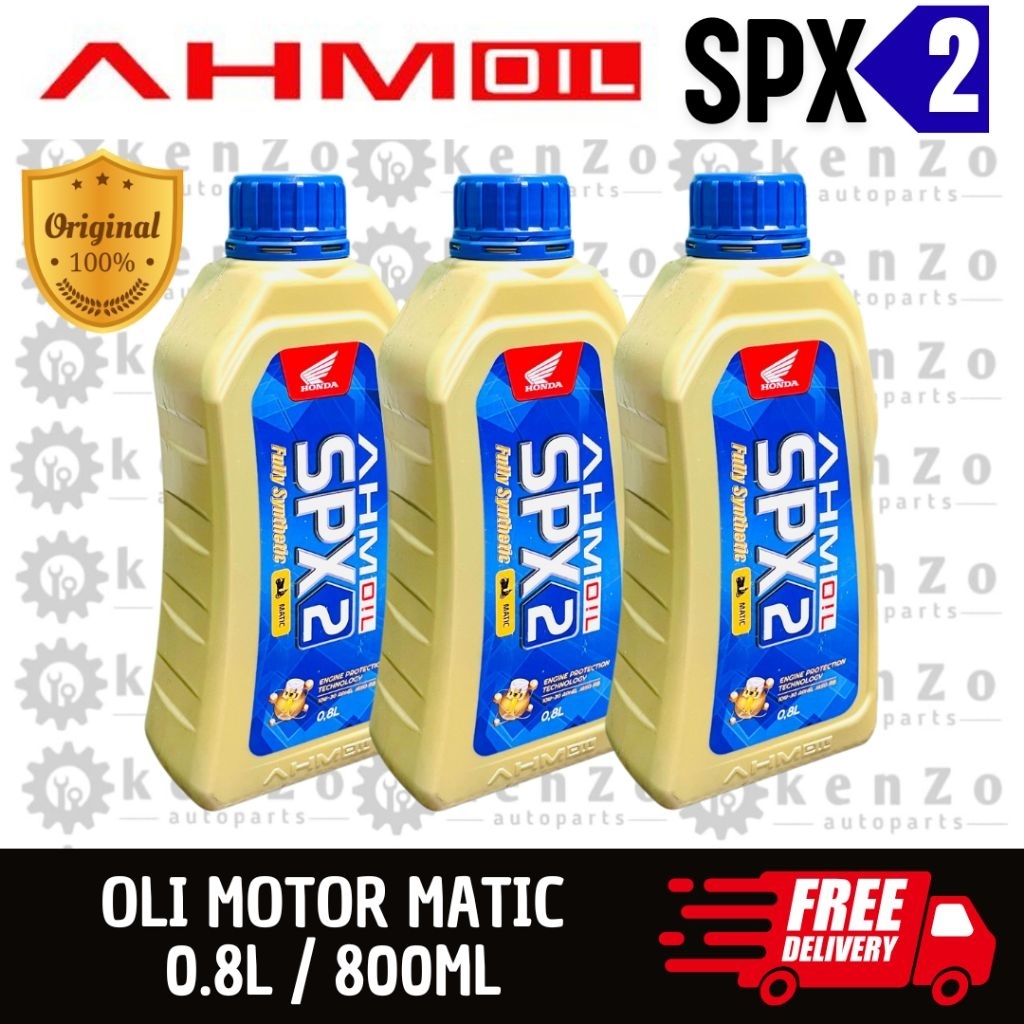 Jual [Original Ahm Oil] Oli Motor Segala Jenis Matic Metik Spx2 ...