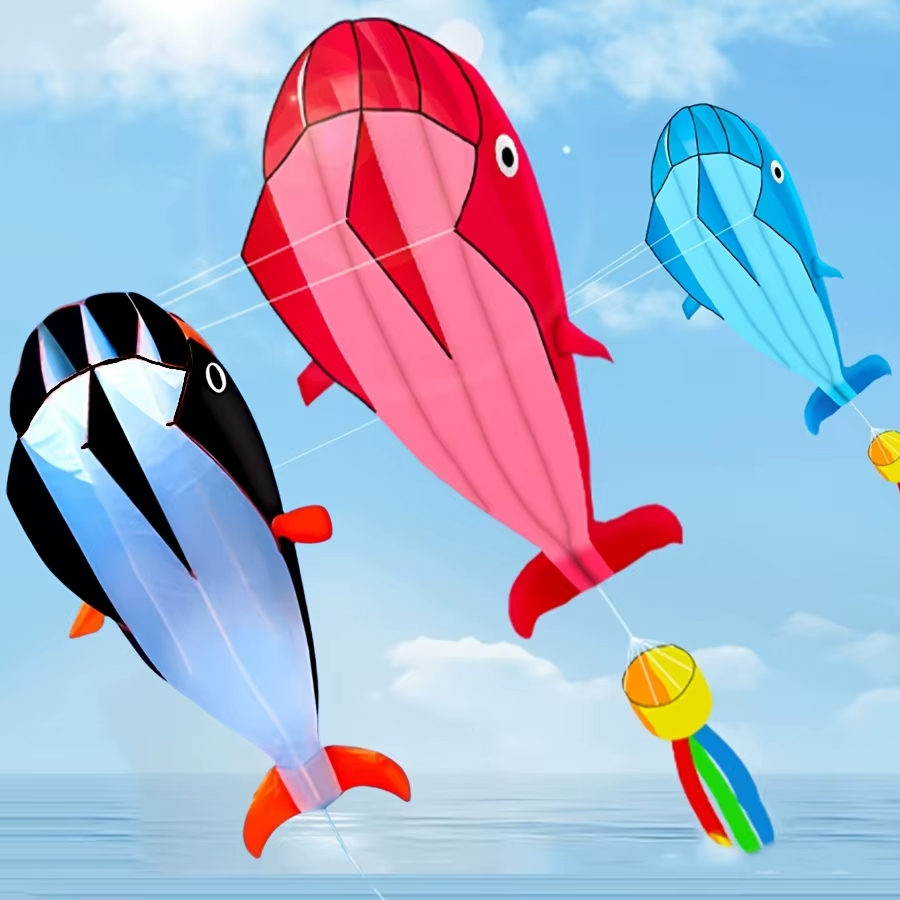 Jual Layangan 3D Ikan Paus Parasut Layang Layang Besar Warna Cerah ...