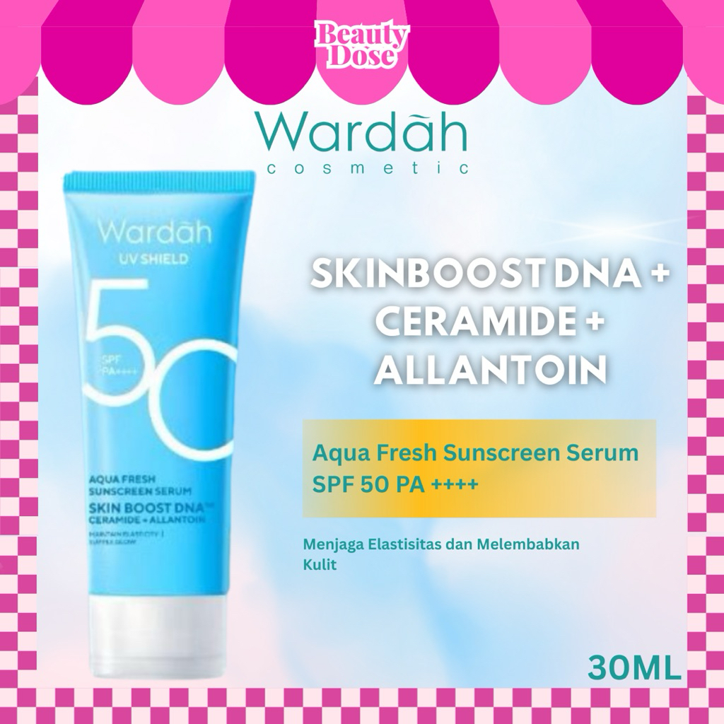 Jual Wardah UV Shield Aqua Fresh Sunscreen SPF 50 PA++++ 30ml ...