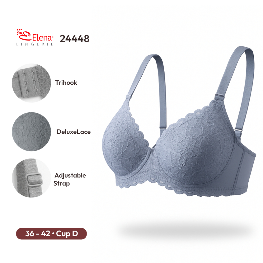 Jual Elena Bra Jumbo Big Size Kawat Cup D Busa Tipis Tali Lepas Pasang ...
