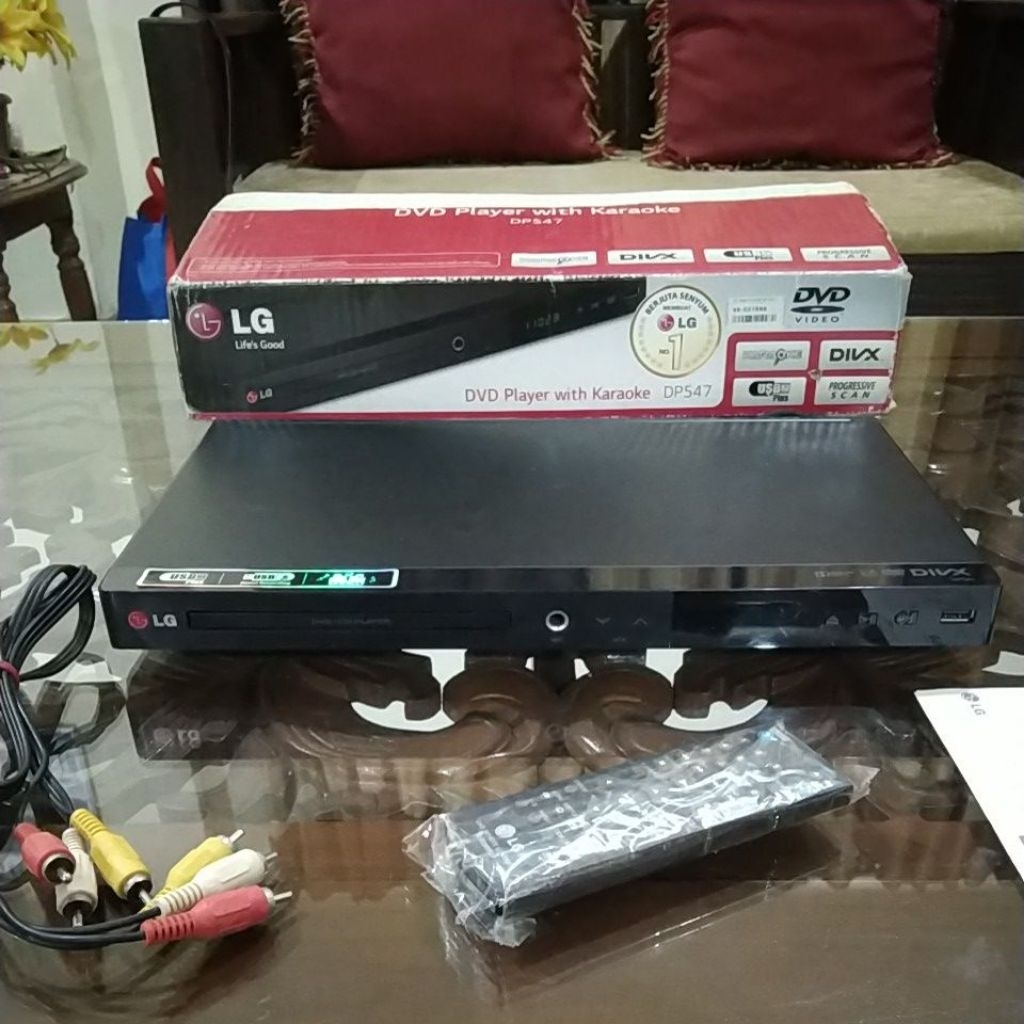 Jual DVD Player With Karaoke LG DP547 + Remote, Original produk LG Corp ...