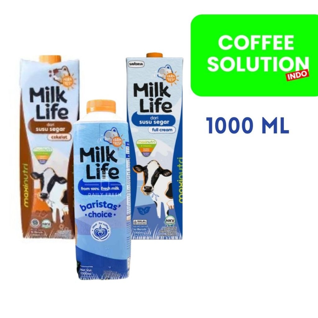 Jual MILK LIFE FRESH MILK & UHT 1L | Shopee Indonesia