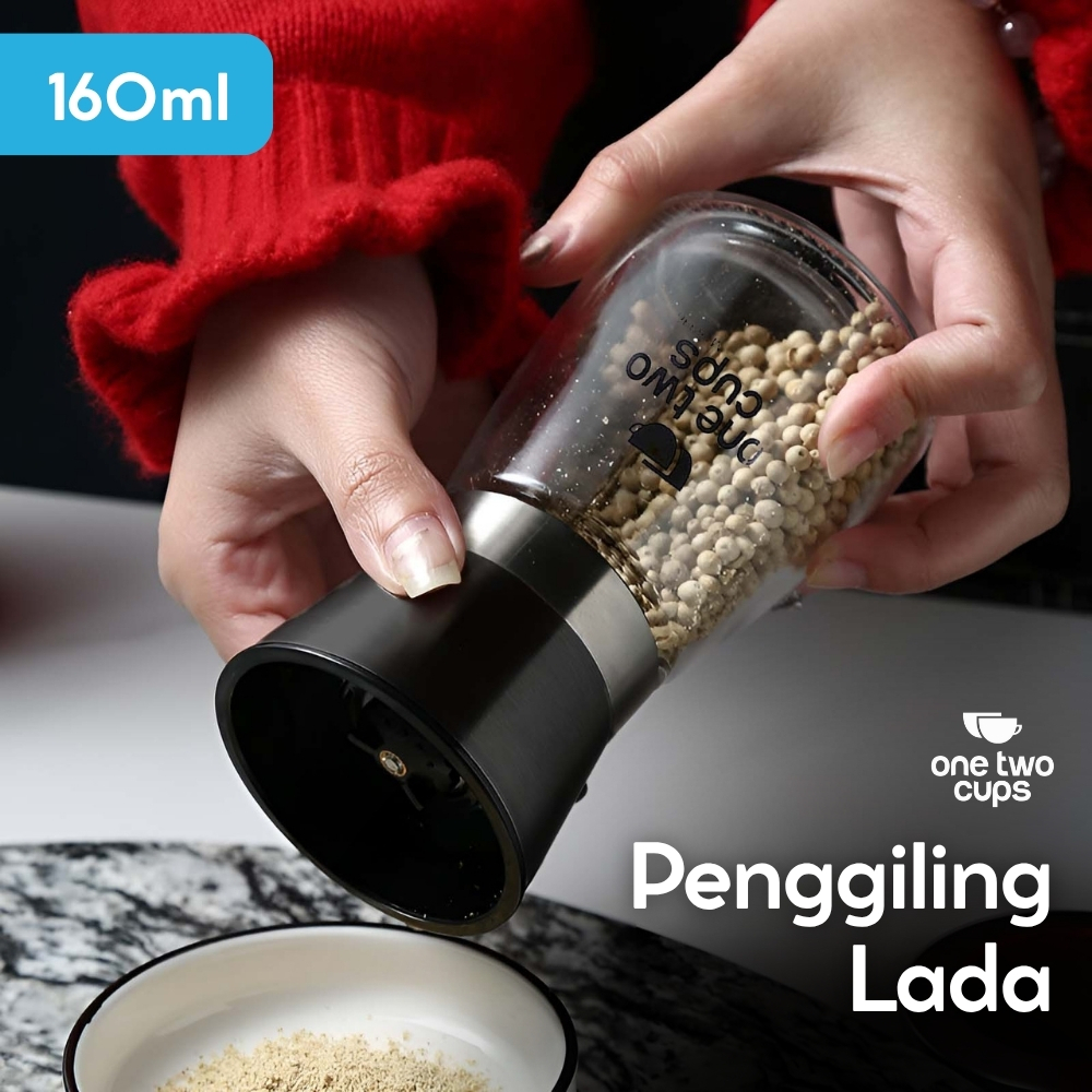 Jual Penggiling Merica Manual Glass Pepper Grinder -Penggiling Biji ...