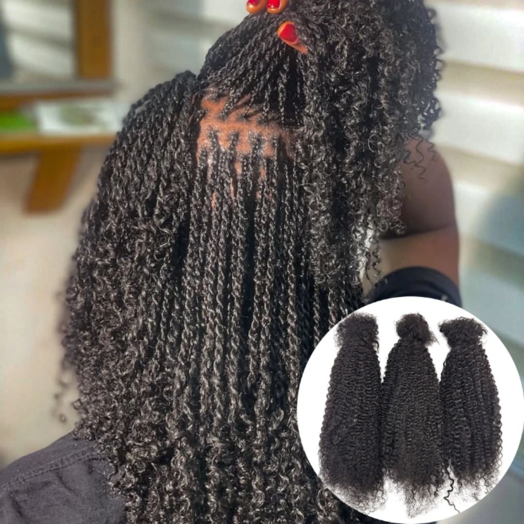 Jual JAVATRESS Rambut Sambung Afro Kinky Rambut Sulam Afro Rambut Anyam ...