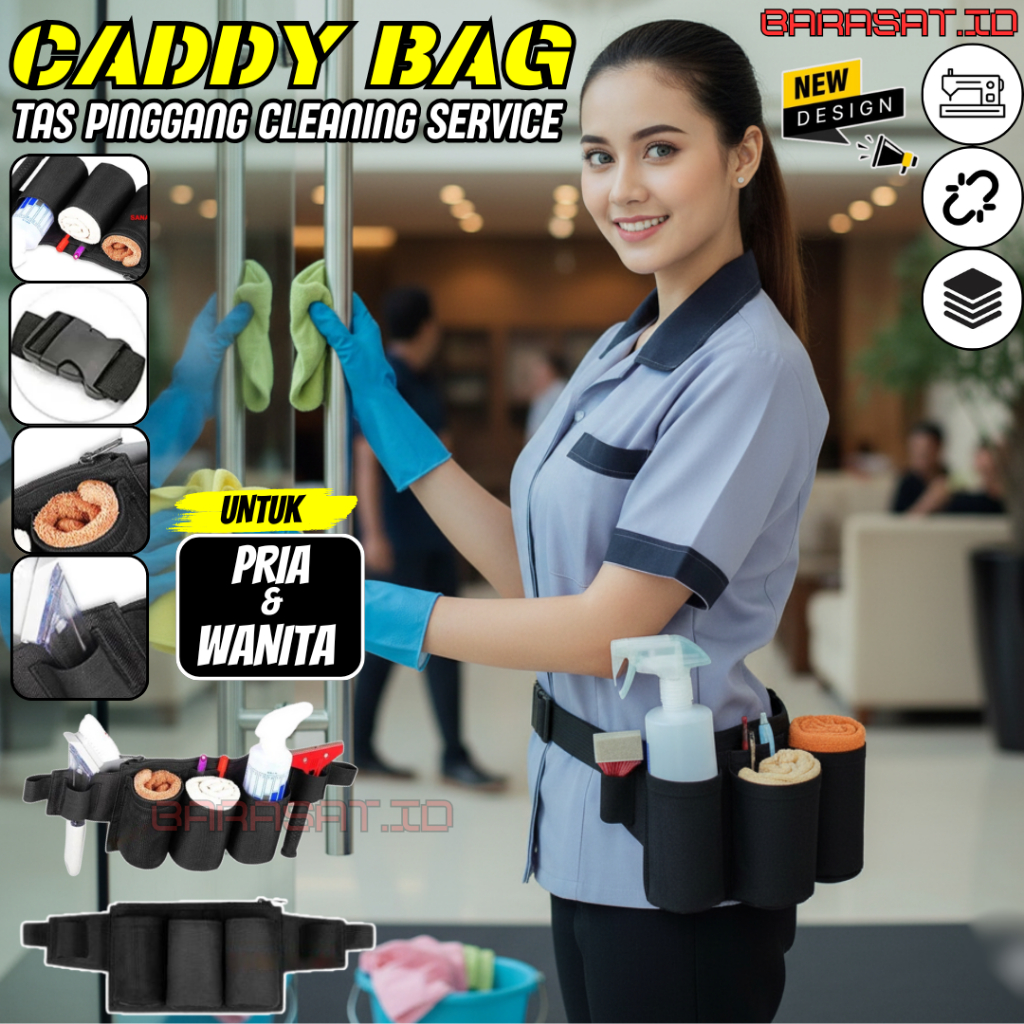 Jual Tas Tempat Alat Kebersihan Janitor Cleaning Service Tas Pinggang ...