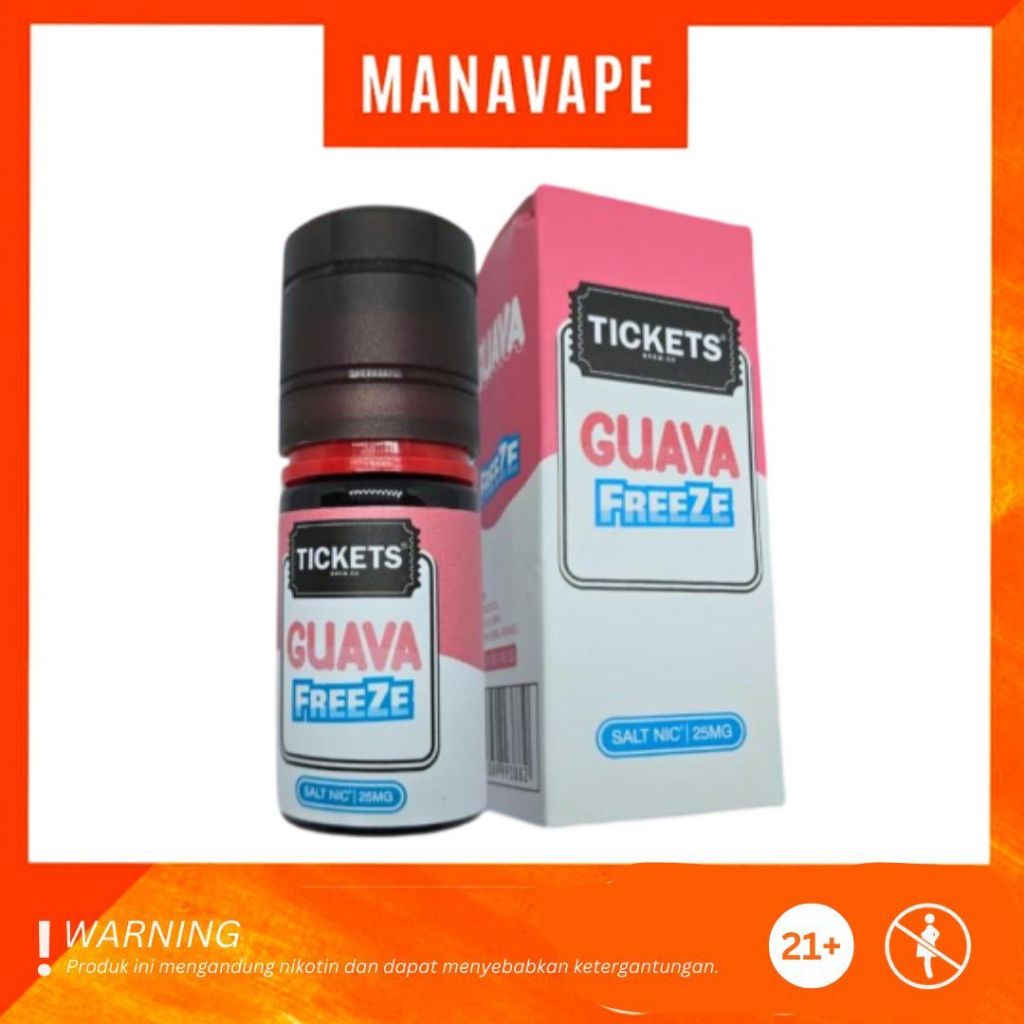 Jual Tickets Guava Freeze Salt 30ml | Shopee Indonesia