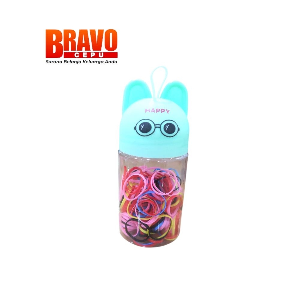 Jual Kuncir Rambut Rainbow Happy - Karet Unyil meme | Shopee Indonesia