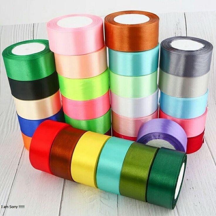 Jual PTA8 SATIN Pita Satin Roll Motif Setangan Satin dan Transparan ...