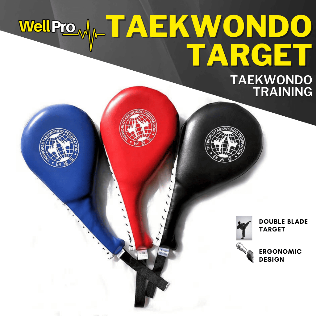 Jual Taekwondo Double Foot Target / Alat Sasaran Tendang / Kick Pad ...