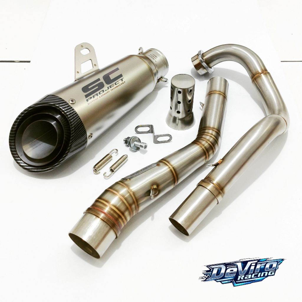Jual Knalpot SC-Project S1 Import Full System R15 V3 V4 CBR Sonic 150R ...