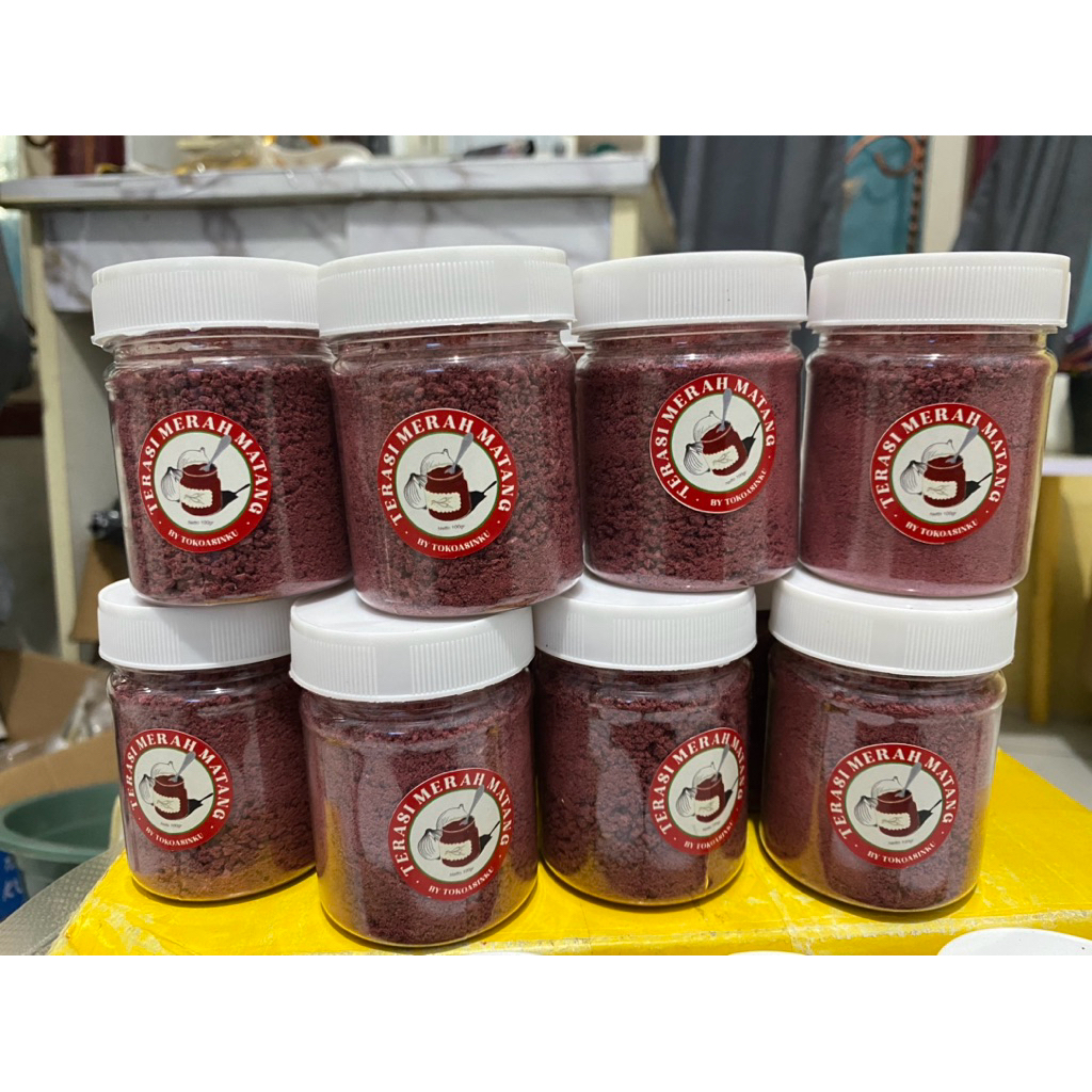 Jual Terasi merah matang terasi tabur berat 100gr | Shopee Indonesia