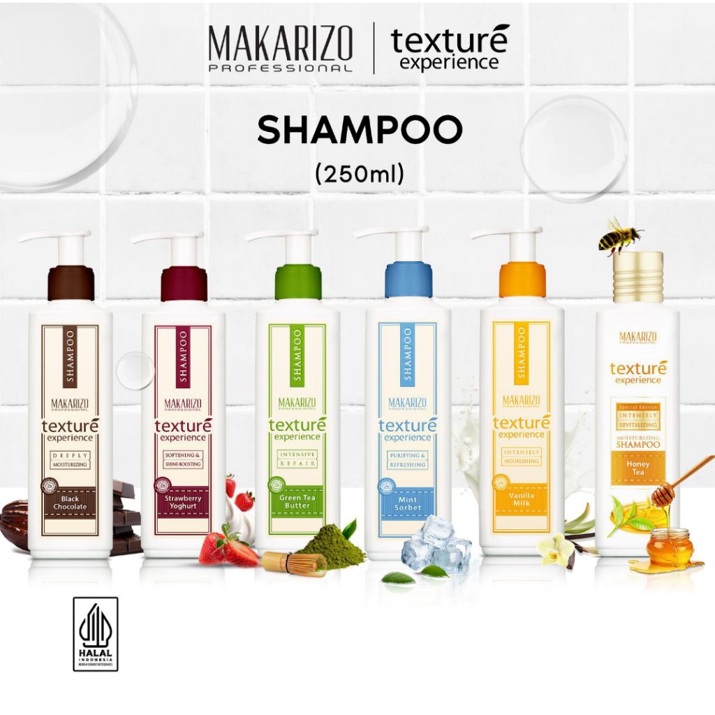 Jual Makarizo Professional Texture Experience Shampoo/Conditioner 250 ...