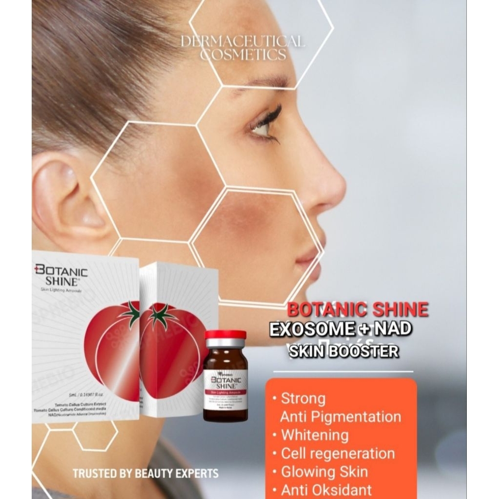 Jual BOTANIC SHINE SKIN BOOSTER EXOSOME+NAD+TOMATO-SERUM MULTIGUNA ...
