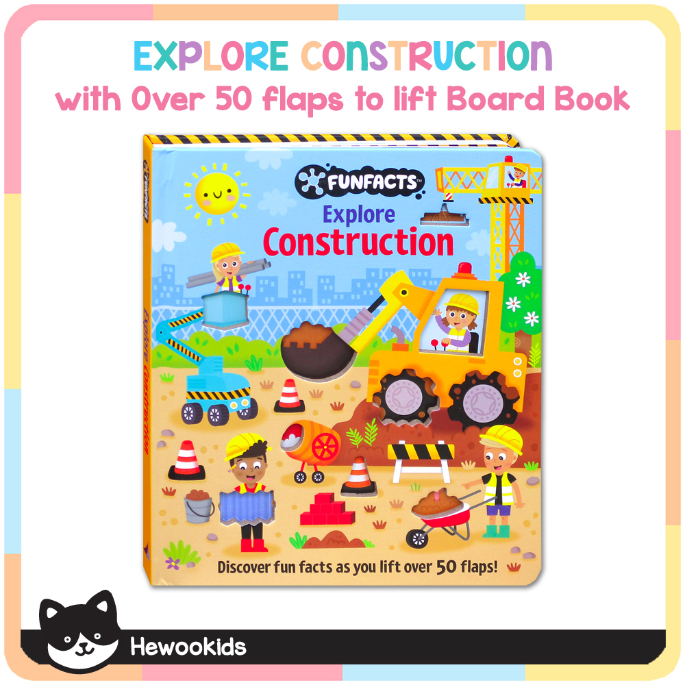 Jual FunFacts Explore Construction - with Over 50 flaps to lift Board ...