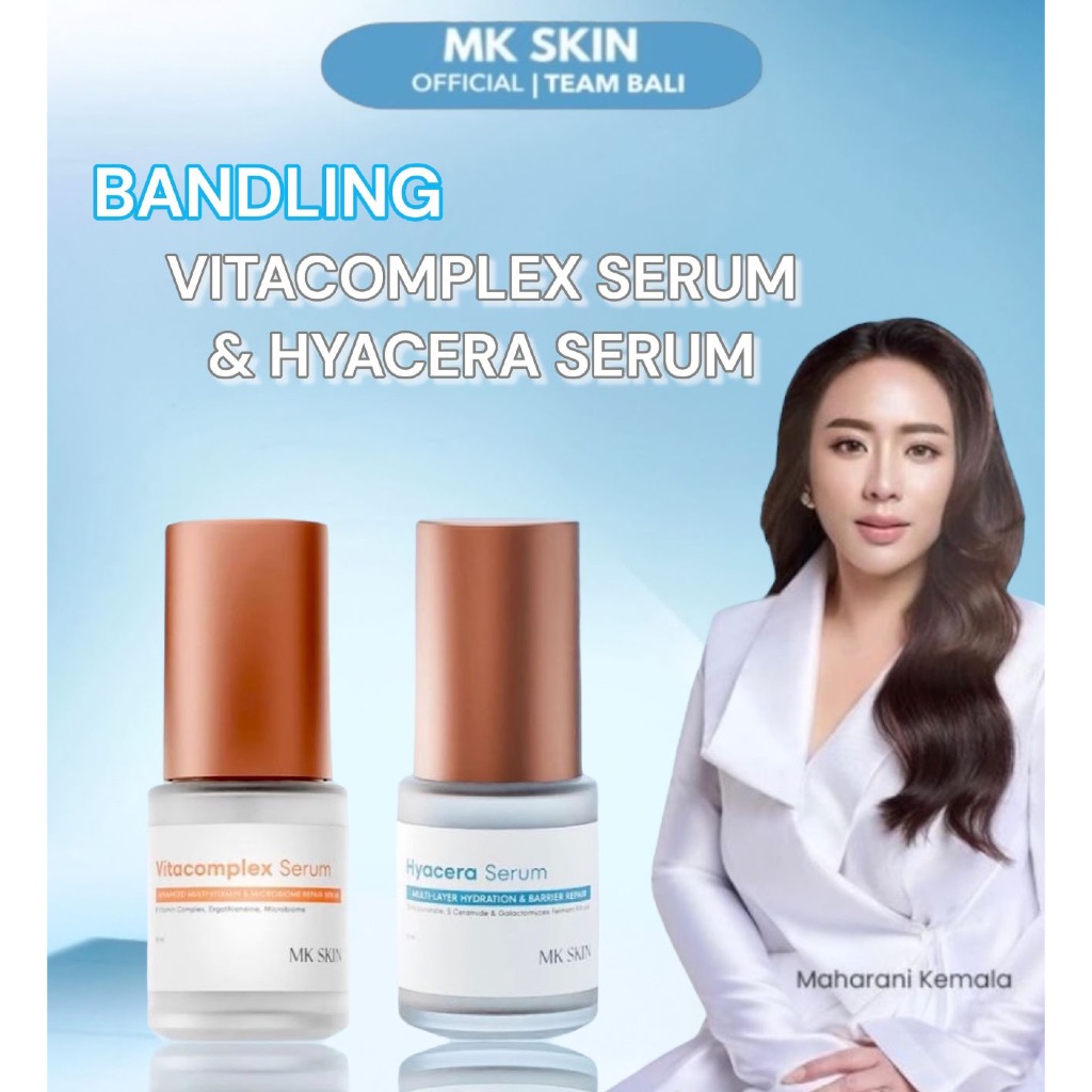 Jual [BUNDLING]] MK SKIN COMBO SERUM ANTI KUSAM - HYACERA + VITACOMPLEX ...