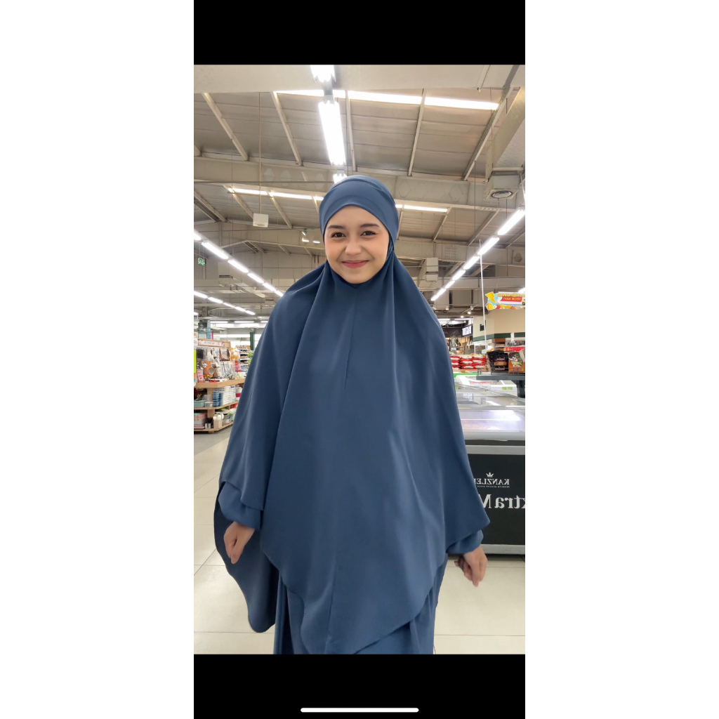 Jual preloved | set Viosa | dress & khimar | Shopee Indonesia