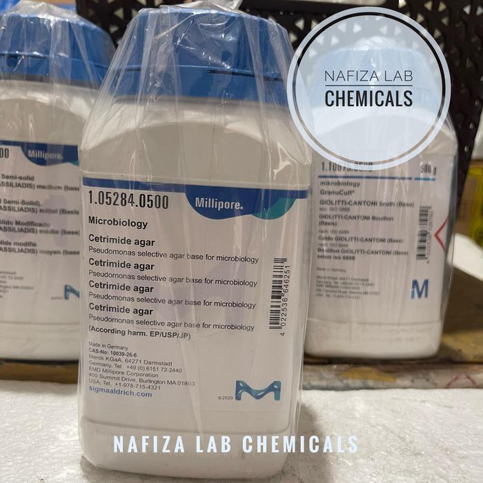 Jual CETRIMIDE AGAR / Pseudomonas selective agar MERCK 105284 REPACK ...