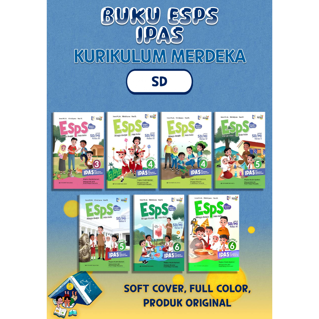 Jual Buku ESPS IPAS Kelas 3 - 6 SD Kurikulum Merdeka (ERLANGGA) (Revisi) | Shopee Indonesia