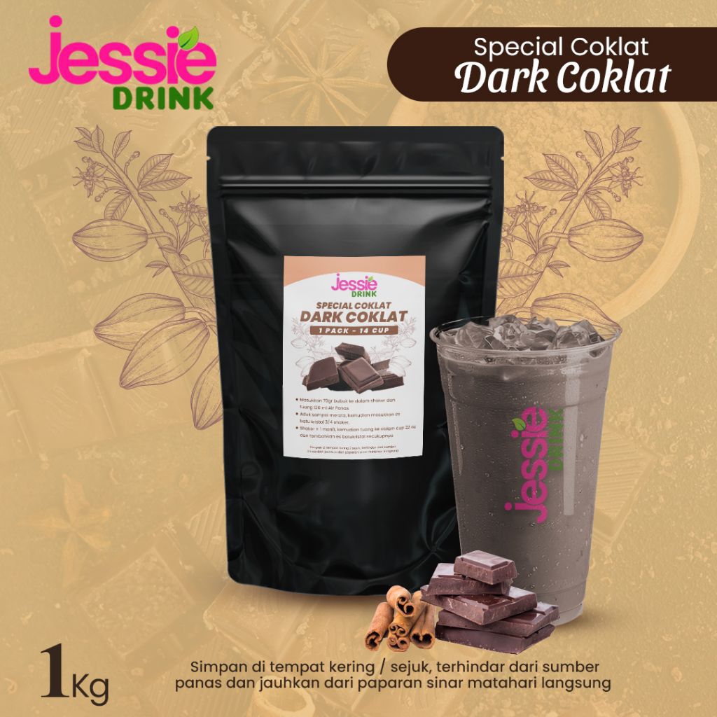 Jual Dark Coklat Bubuk Minuman Premium 1kg Halal | Shopee Indonesia