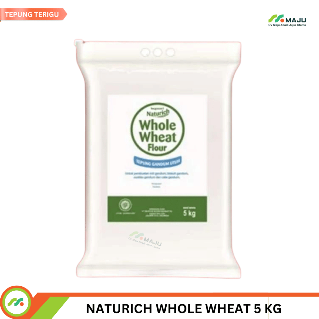 Jual WHOLE WHEAT FLOUR 5KG NATURICH PER PCS | Shopee Indonesia