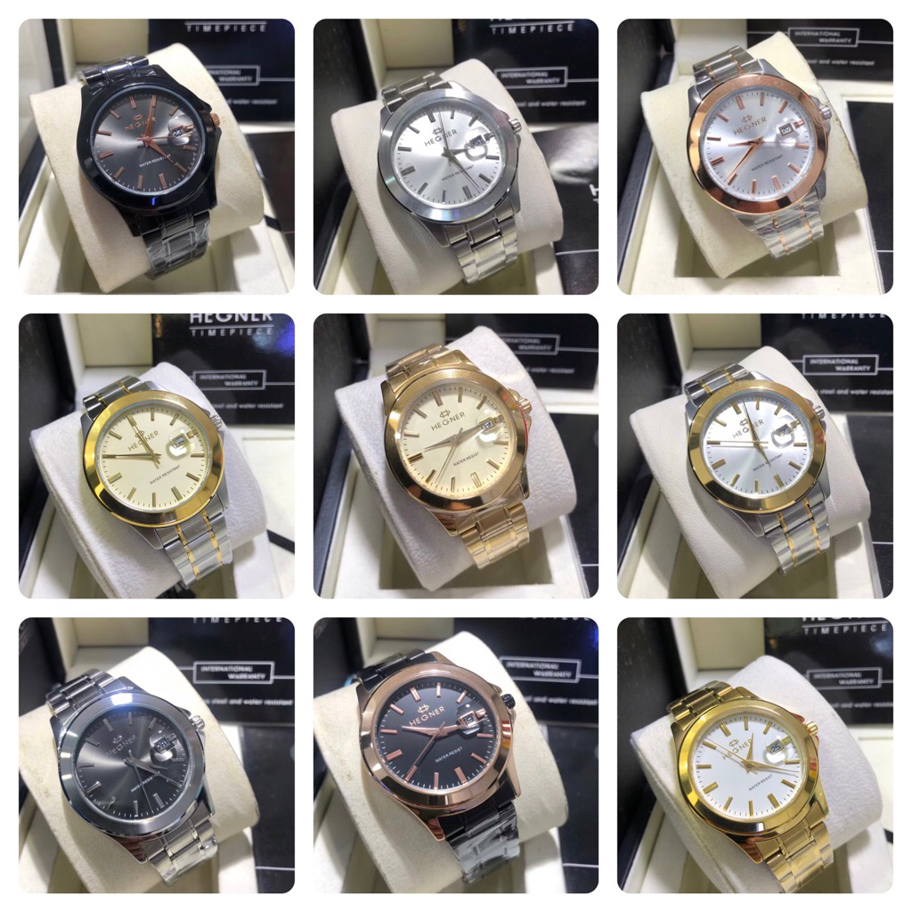Jual JAM TANGAN PRIA HEGNER 223G-1 / HW 223G-1 / HEGNER 223 RANTAI ...