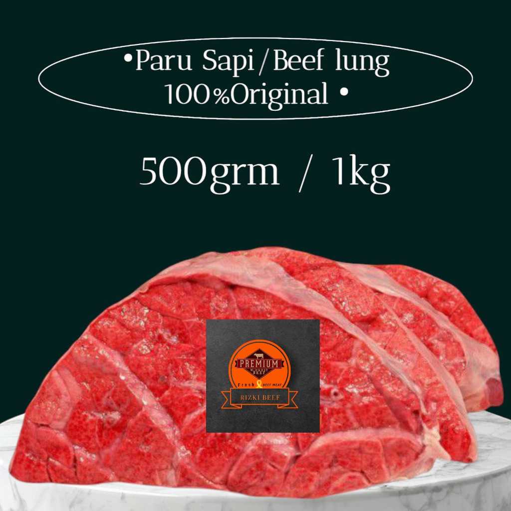 Jual Paru Sapi /Beef Lung 500g1kg Paru Daging Tidak gEMBOS 100%Original ...