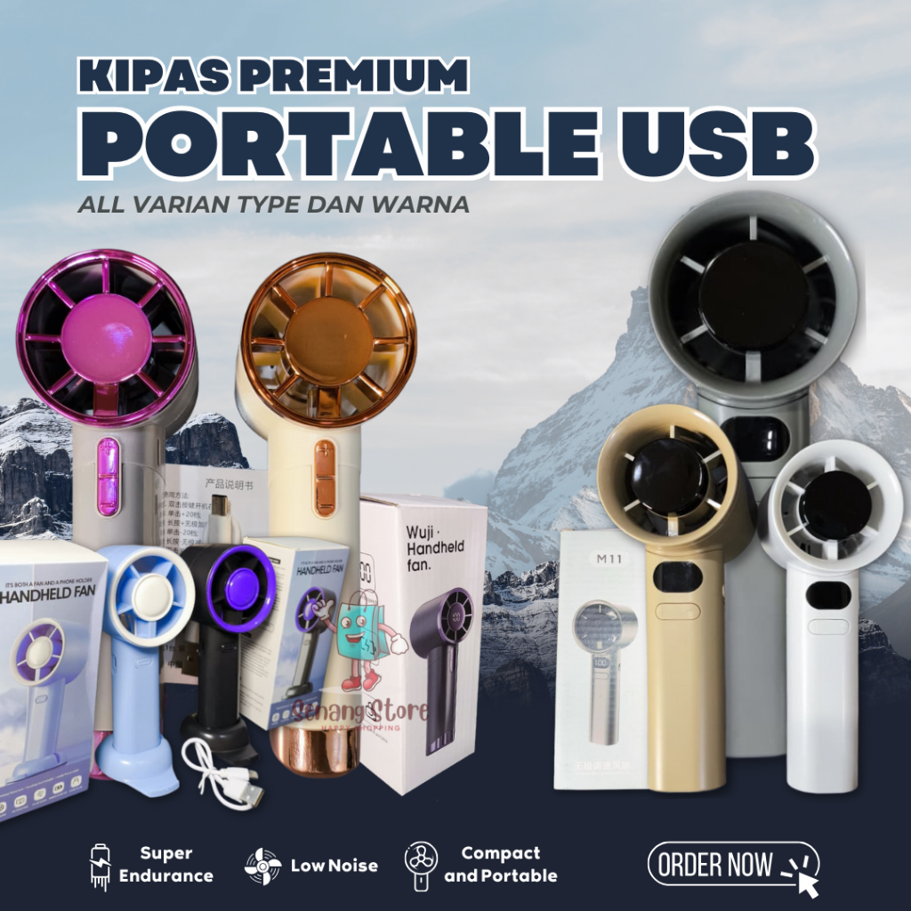 Jual KIPAS ANGIN MINI GENGGAM PORTABLE WARNA DAN KUALITAS PREMIUM ANGIN ...