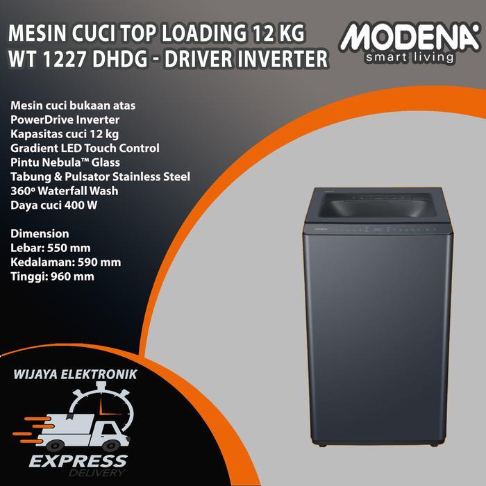 Jual Modena WT 1227 DHDG - Mesin cuci 1 tabung 11kg Modena Garansi ...