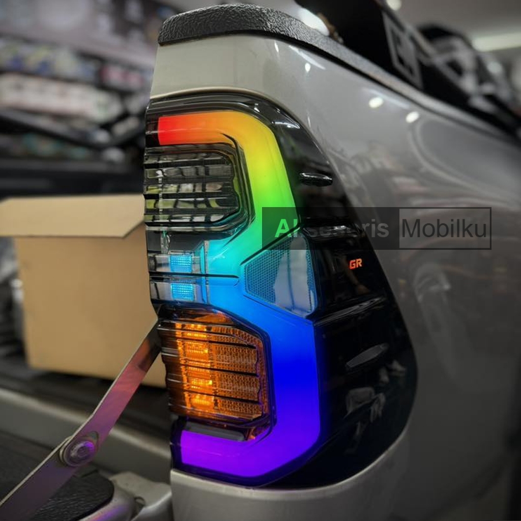 Jual Stoplamp Hilux Revo 15 - 25 RGB Welcome Led Running | Shopee Indonesia