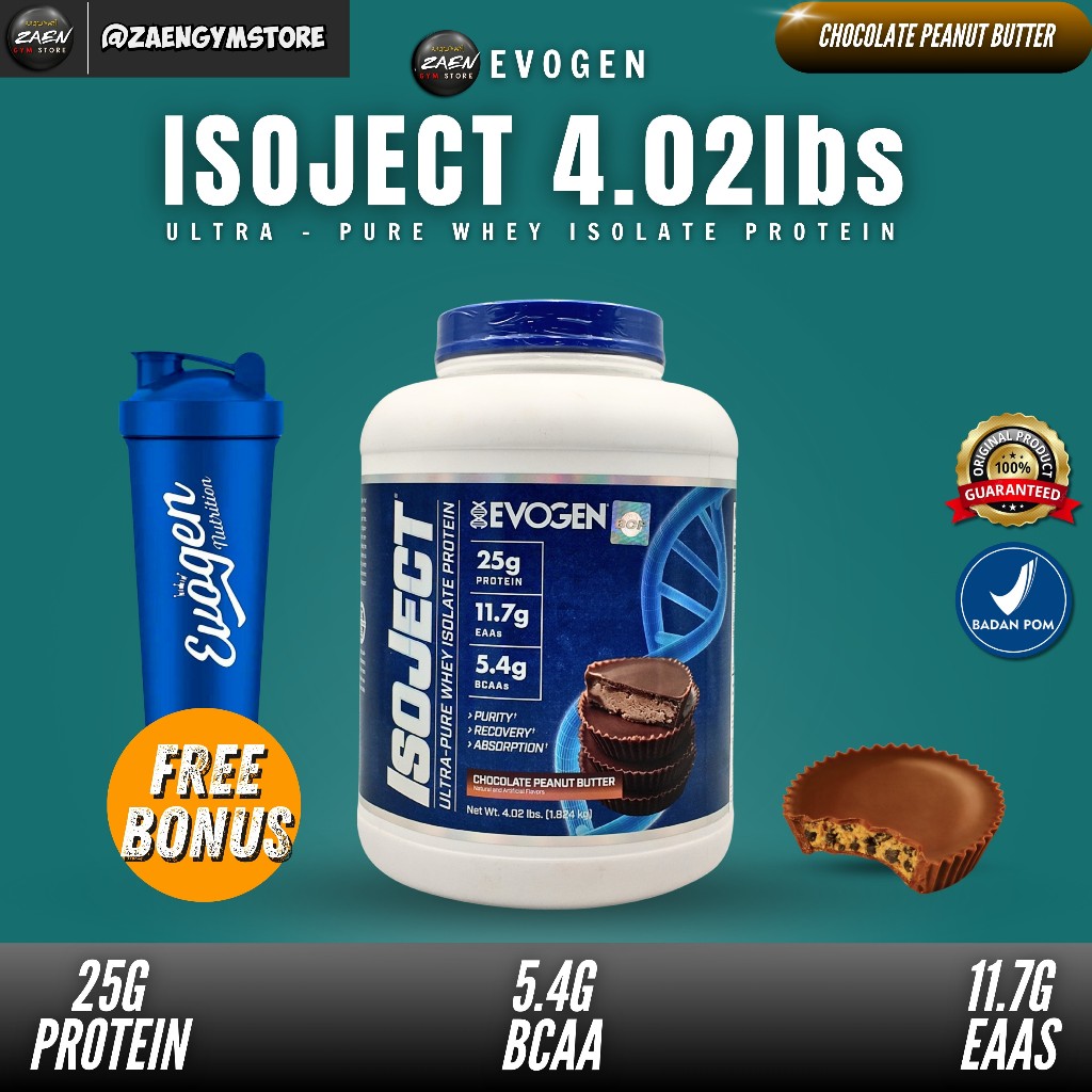 Jual EVOGEN ISOJECT 4lbs Whey Protein Isolate IsoJect Hany Rambod ...