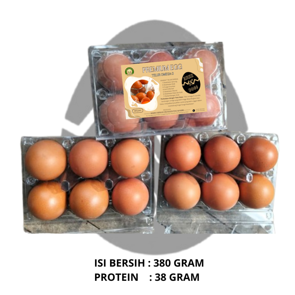 Jual TELUR AYAM OMEGA 3 PREMIUM QUALITY FRESH ISI 6 BUTIR/PCS | Shopee ...