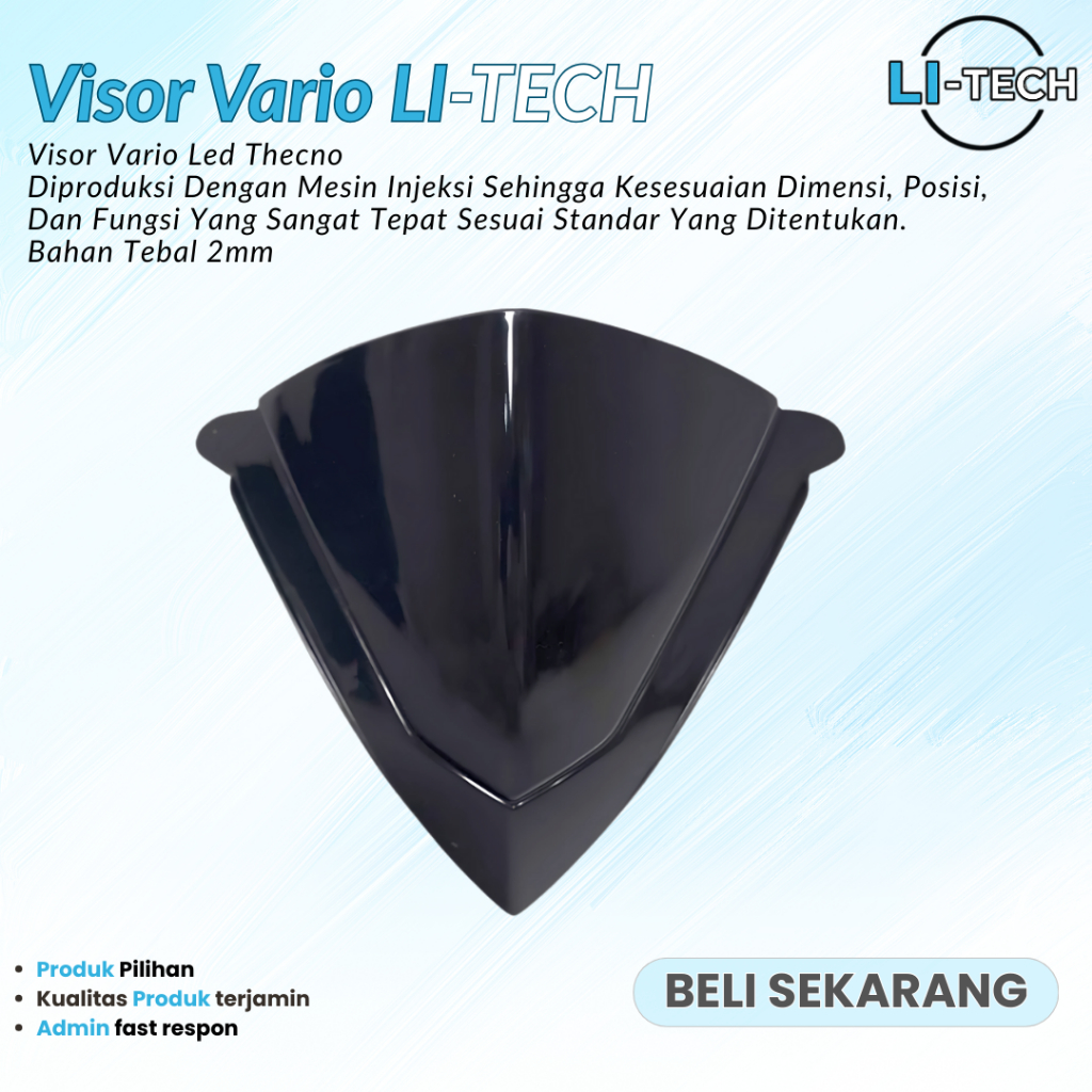 Jual Visor Vario 125 Old Kzr Bohlam Techno Windshield Batok Depan Vario ...
