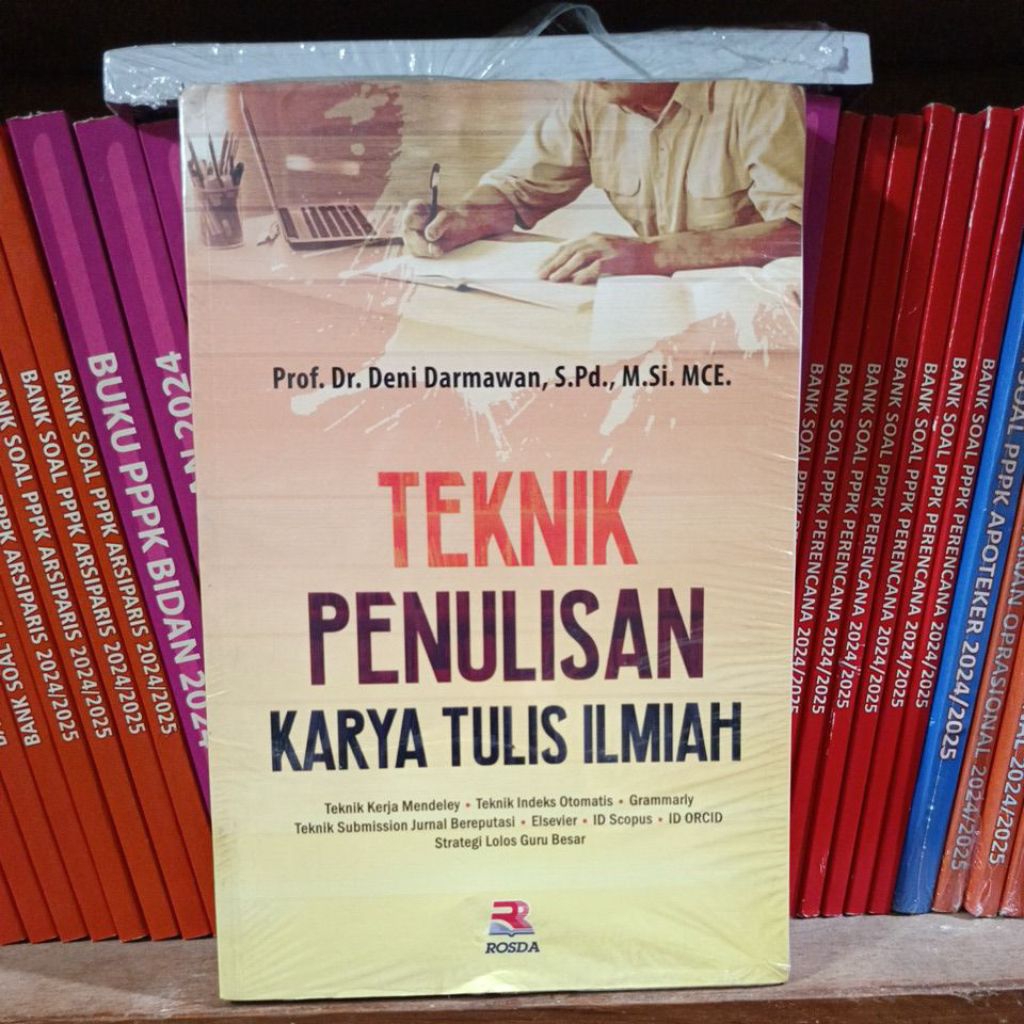 Jual BUKU TEKNIK PENULISAN KARYA TULIS ILMIAH Prof Deni Darmawan ...