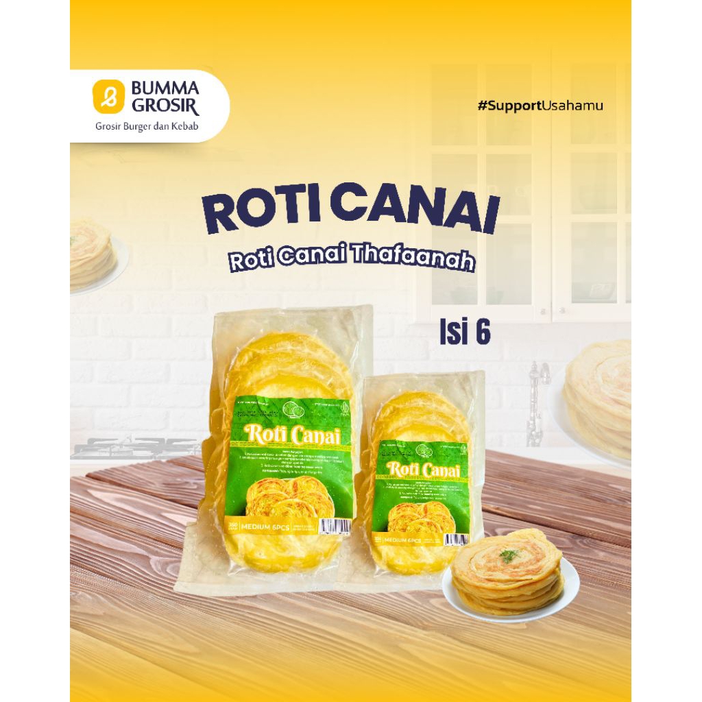 Jual Roti Canai Mini - Roti Cane Frozen - Roti Maryam - Roti Maryam ...