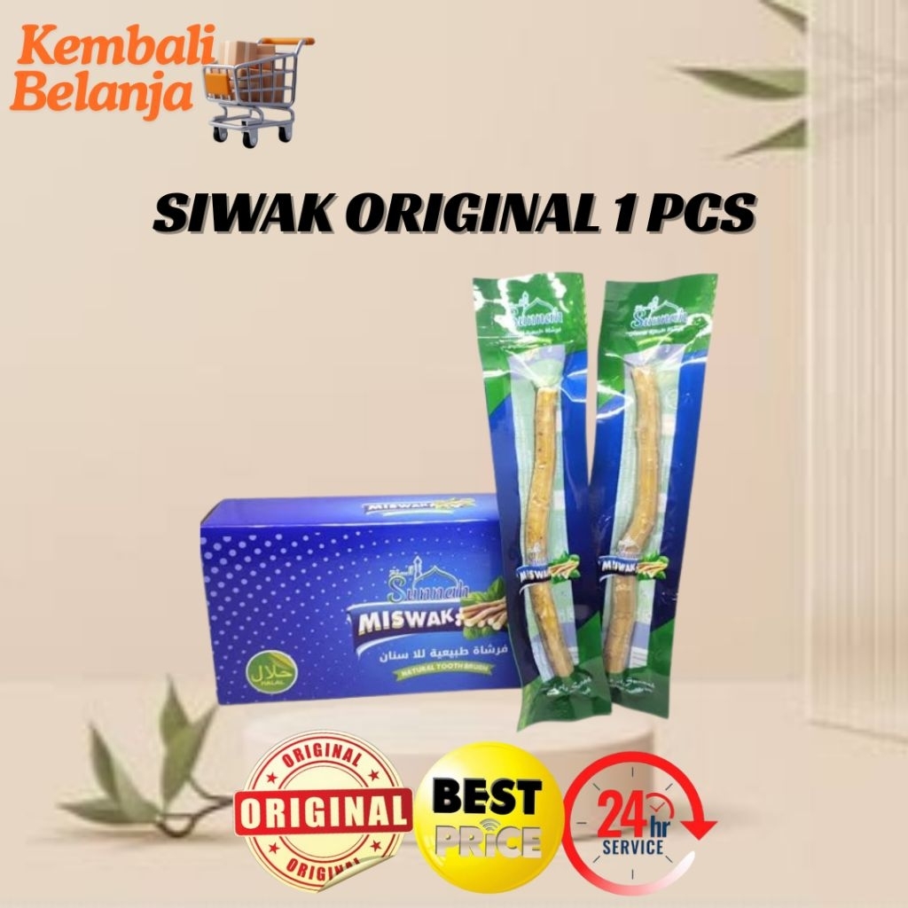 Jual Siwak Original 1 Pcs/ Kayu Siwak Sunnah Rosulullah/ Siwak Gigi ...