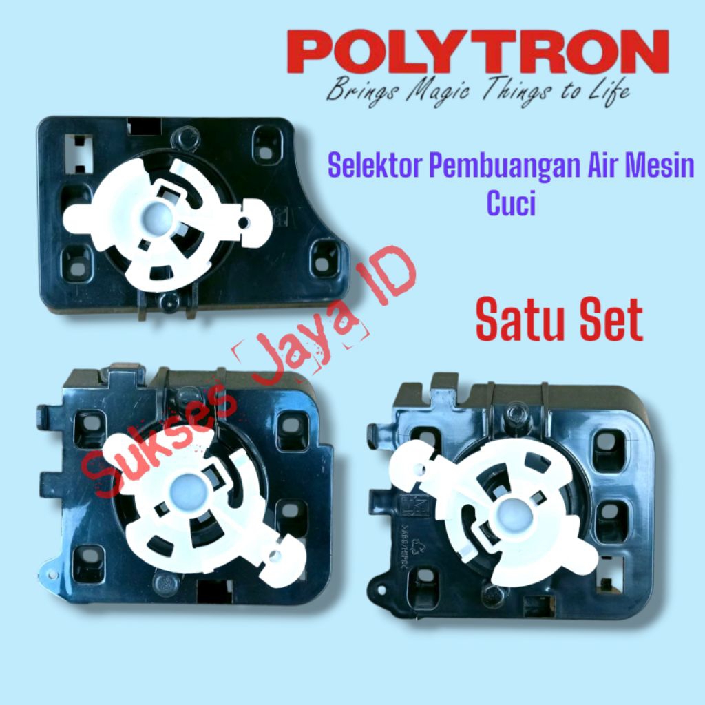 Jual Bracket Selektor pembuangan Air Mesin Cuci Polytron Original ...