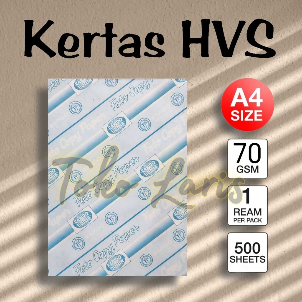 Jual Kertas HVS A4 70gsm 70gr 500 lembar Putih | Shopee Indonesia