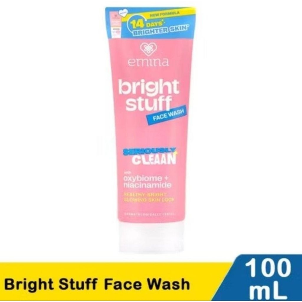 Jual Emina bright stuff face wash 100ml & 50ml | Shopee Indonesia