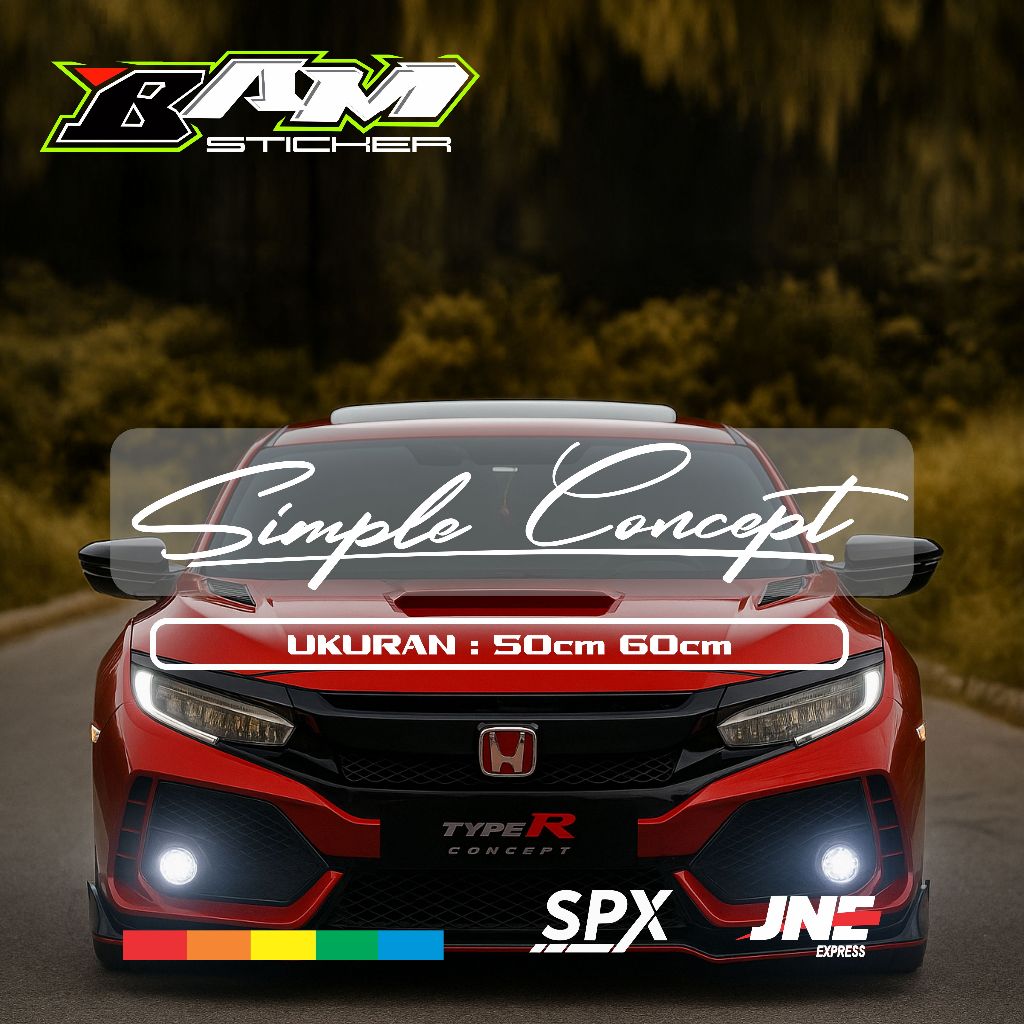 Jual stiker kaca simple concept cutting stiker kaca mobil truck pick up ...