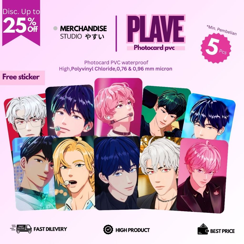 Jual OZM1 - PHOTOCARD PVC SOLACE LOVE AND DEEPSPACE DAN PLAVE ...