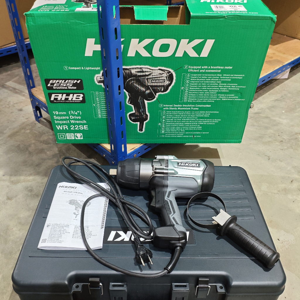 Jual HIKOKI WR22SE 22mm ( 7/8" ) Impact Wrench 220V 800W / Mesin ...