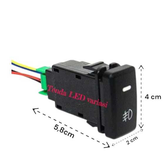 Jual switch fog lamp avanza innova lama/Saklar foglamp switch lampu ...