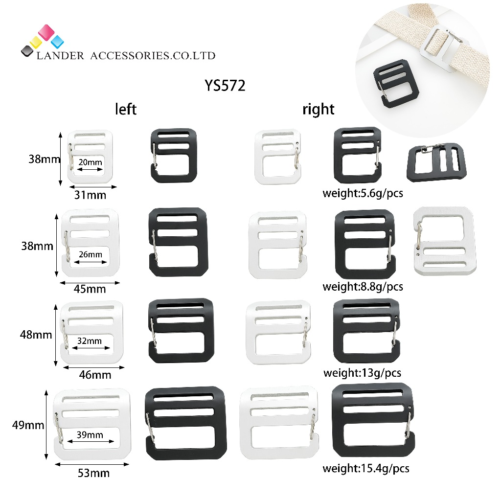 Jual Ring D Buckle Suspender Cantolan Tas Alumunium LANDER / Ring D ...