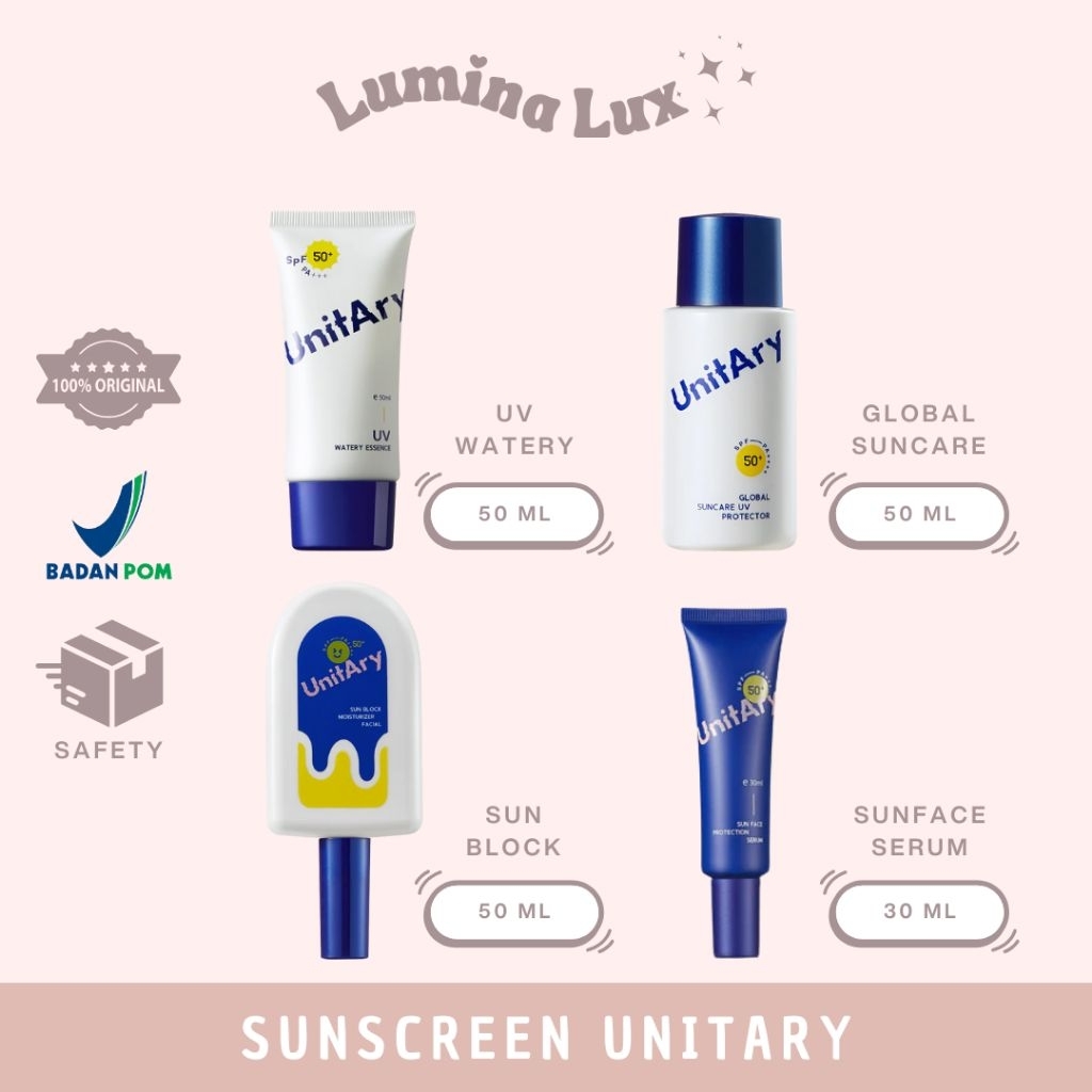 Jual [READY STOCK] Unitary Sunscreen Global Suncare UV Protector SPF 50 ...
