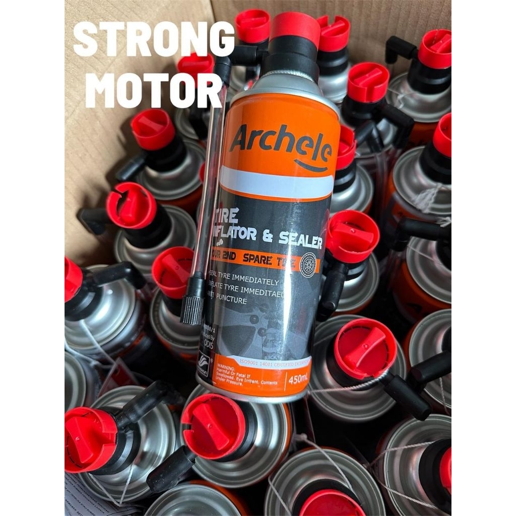 Jual Pompa darurat + cairan tubeles anti bocor Archele 450ml | Shopee ...