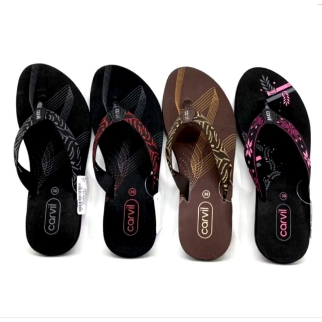 Jual Sandal Jepit Wanita Jepit Dewasa Remaja/ Sandal Wanita Carvil ...