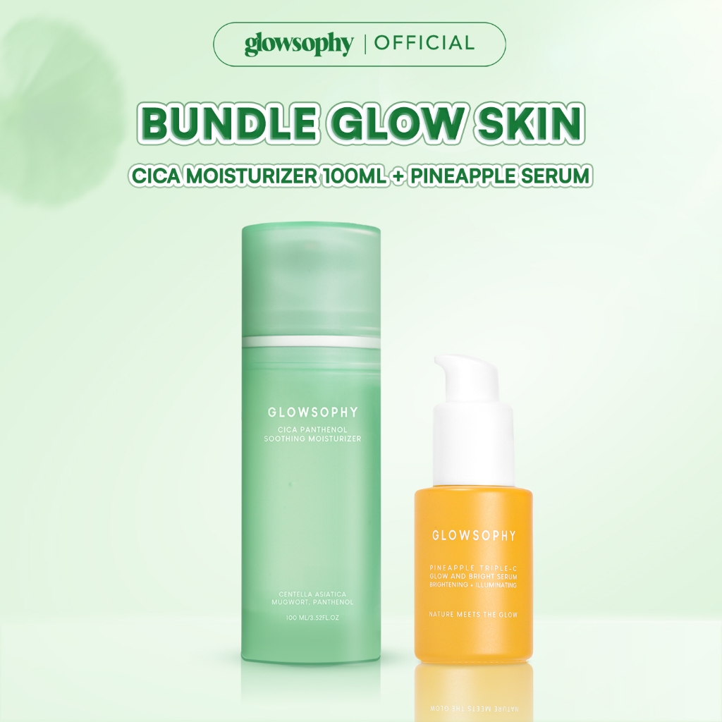 Jual Glowsophy Bundle Glow Skin CICA Centella Soothing Moisturizer 100 ...