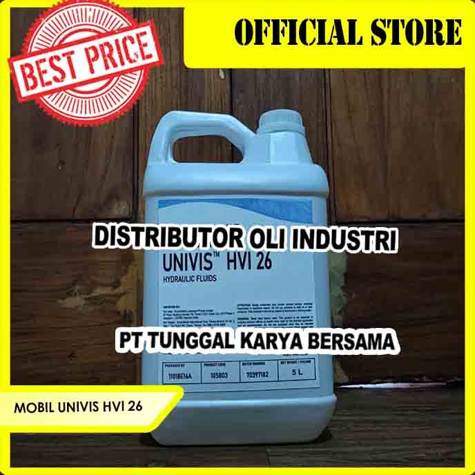 Jual MOBIL UNIVIS HVI 26 (Oli Hidrolik - 5 Liter) | Shopee Indonesia