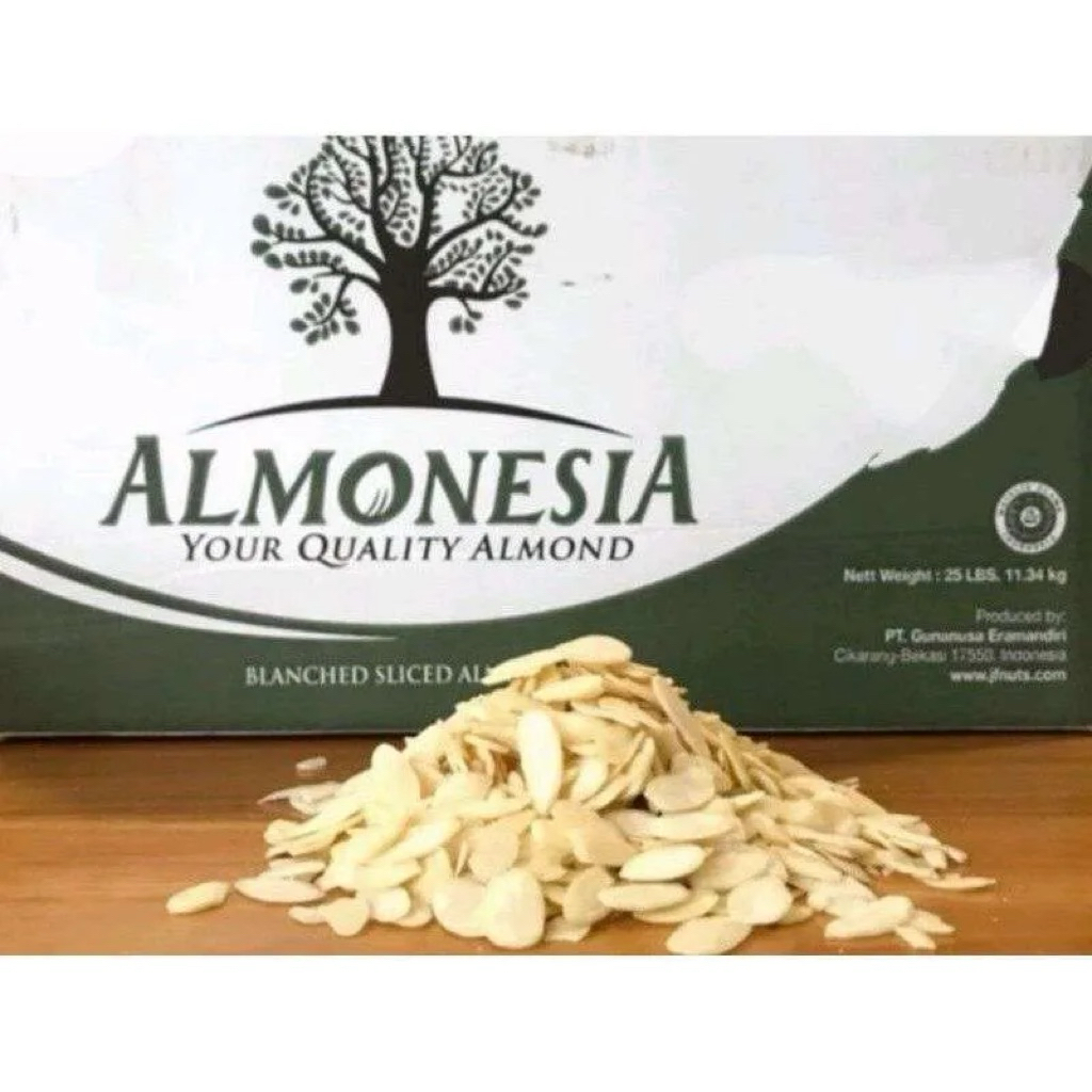 Jual Raw Almond Sliced 1kg | Shopee Indonesia